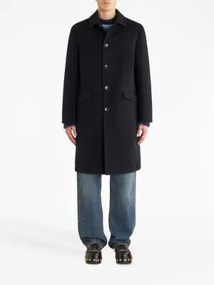 Etro Textured-finish Button-down Coat