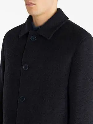Etro Textured-finish Button-down Coat