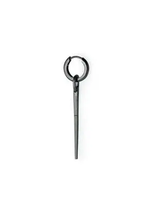 PARTS OF FOUR Mini Spike Hoop Earring - Black