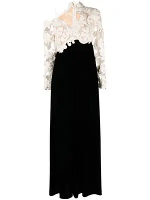 Zimmermann Embroidered Velvet Gown