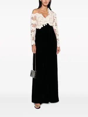 Zimmermann Embroidered Velvet Gown