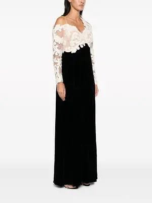 Zimmermann Embroidered Velvet Gown