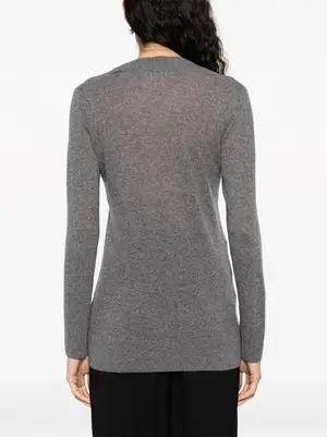 Malo Mélange Effect Crew-neck Jumper
