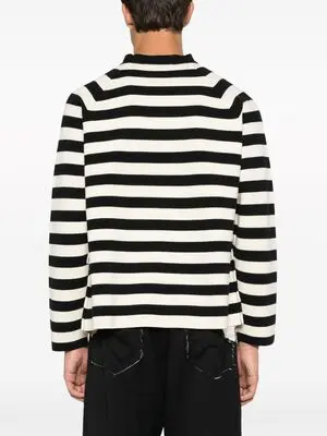 Sunnei Striped Cotton Sweatshirt