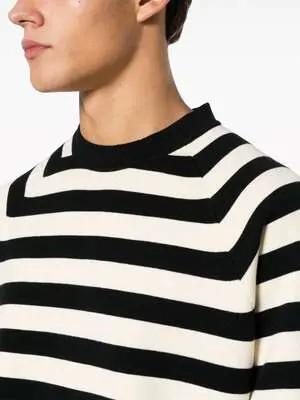 Sunnei Striped Cotton Sweatshirt