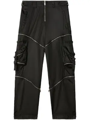 Off-White Zip Cargo Pants - Black