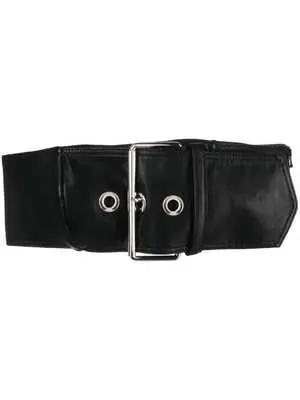 Moschino Buckle-fastening Bandeau Top - Black