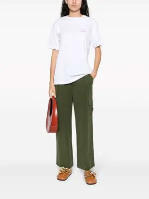 Giada Benincasa Embroidered Cotton T-shirt