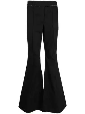 NACKIYE Mick Flared Trousers - Black