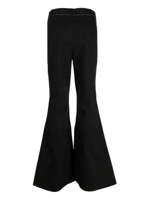 NACKIYE Mick Flared Trousers - Black