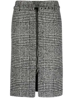 TOM FORD Check-print Pencil Skirt - Black