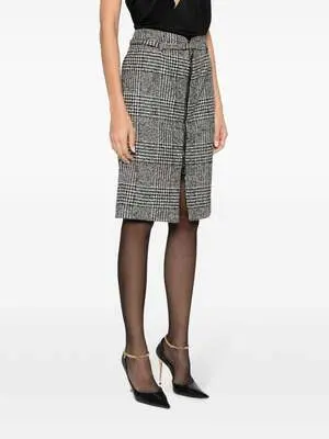 TOM FORD Check-print Pencil Skirt