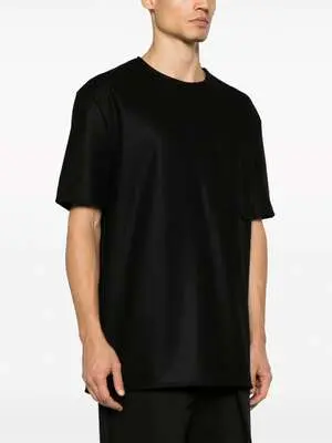 JIL SANDER Zip-detail Wool T-shirt