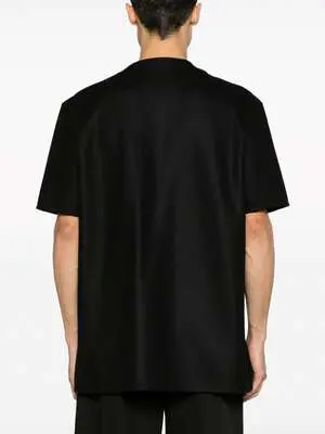 JIL SANDER Zip-detail Wool T-shirt