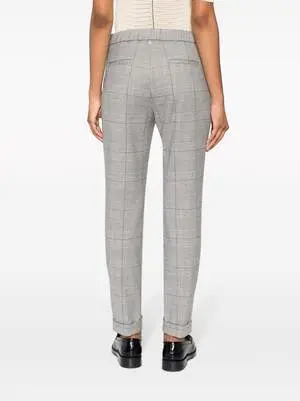 Lorena Antoniazzi Plaid Virgin Wool Trousers