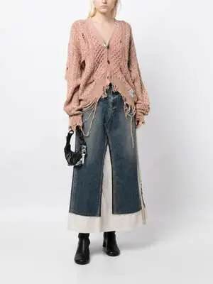 Mihara Yasuhiro Layered Denim Skirt