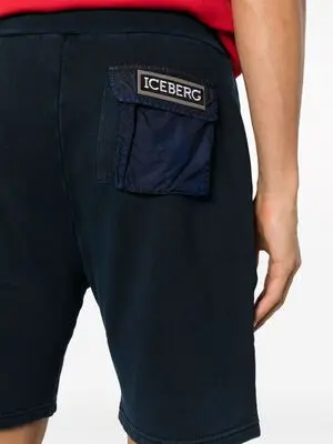 Iceberg Logo-patch Track Shorts