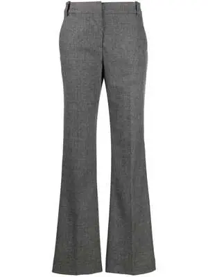 Pinko Check-print Flared Trousers