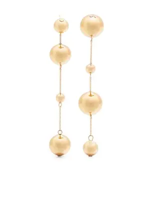 Cult Gaia Adrienne Bead-embellished Drop Earrings - Gold