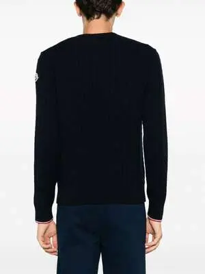 Moncler Cable-knit Virgin Wool Blend Jumper