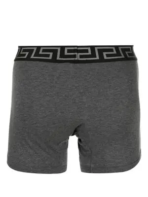 Versace Greca Jersey Boxers - Grey