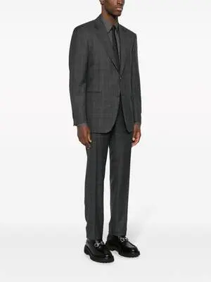 Canali Checked Wool Suit