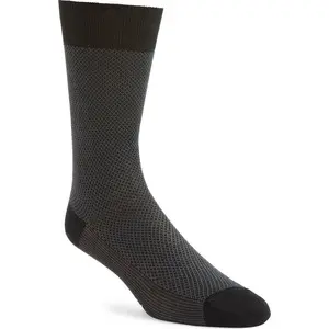 Canali Geometric Jacquard Dress Socks