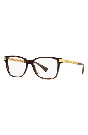 Versace 55mm Pillow Optical Glasses - Havana