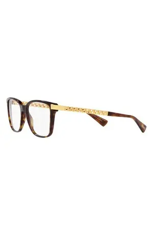Versace 55mm Pillow Optical Glasses - Havana