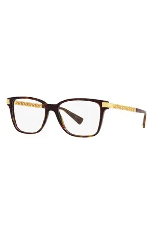 Versace 55mm Pillow Optical Glasses - Havana