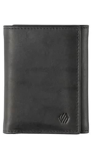 Johnston & Murphy Rhodes Leather Wallet - Black Full Grain
