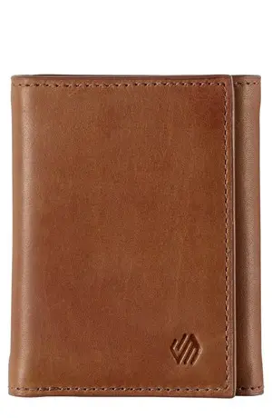 Johnston & Murphy Rhodes Leather Wallet Tan Full Grain