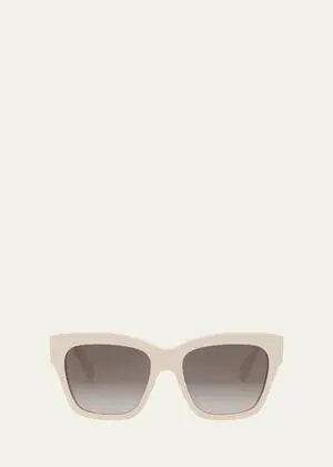 Celine Acetate Square Sunglasses Ivory Gradient Br