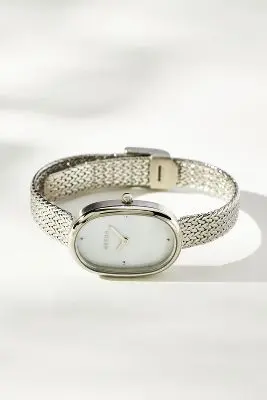 BREDA Jane Tethered Metal Watch Silver