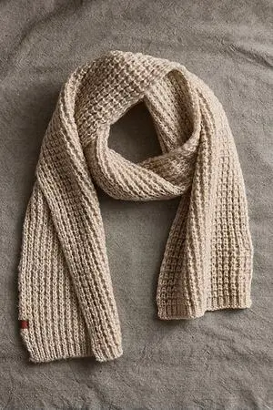 BICKLEY + MITCHELL Fisherman Knit Scarf Beige