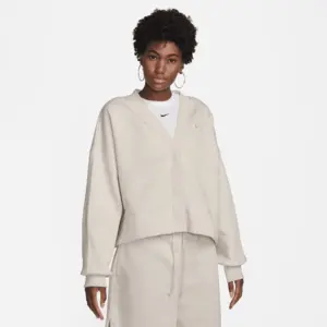 Nike Sportswear Phoenix Fleece Over-oversized Cardigan Brown