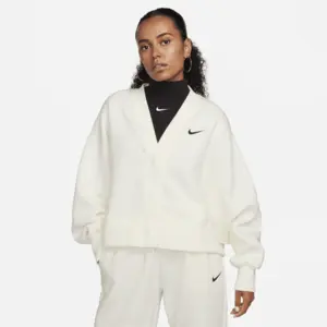 Nike Sportswear Phoenix Fleece Over-oversized Cardigan White