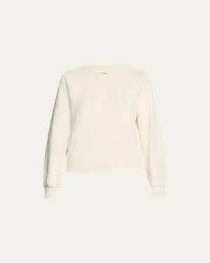 Eterne Terne Shrunken Raglan-sleeve Sweatshirt - Cream