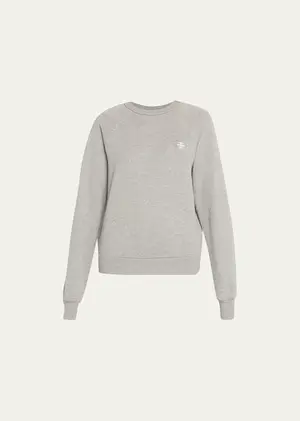 Eterne Terne Shrunken Raglan-sleeve Sweatshirt - Cream