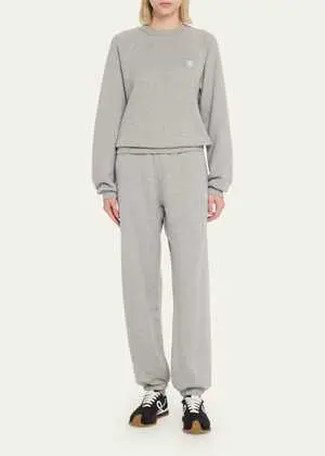 Eterne Terne Shrunken Raglan-sleeve Sweatshirt - Cream