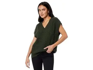 Madewell Cable-knit V-neck Sweater Vest
