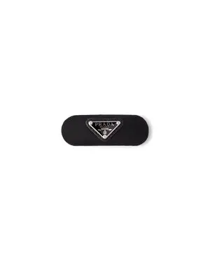 Prada Re-nylon Hair Clip - Black