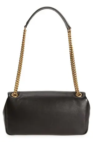 Saint Laurent Calypso Lambskin Shoulder Bag - Nero