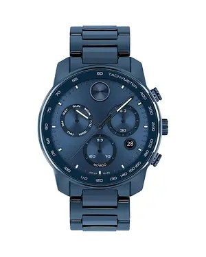 Movado Verso Chronograph 44mm - Blue