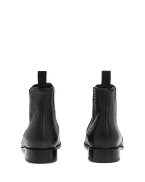John Varvatos Amsterdam Pull On Chelsea Boots - Black Leather