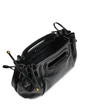 Gerard Darel Mini Dany Leather Crossbody - Black
