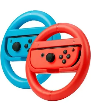 GAMEFITZ Nintendo Switch Wireless Steering Wheel - Blue