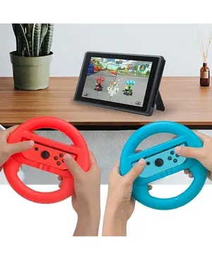 GAMEFITZ Nintendo Switch Wireless Steering Wheel - Blue