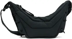 LEMAIRE LEMAIRE SSENSE Exclusive Navy Small Soft Game Bag - Bk998 Squid Ink