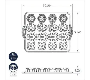 NORDICWARE Holiday Teacake Pan